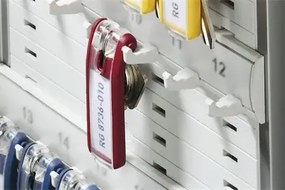Durable KeyBoxCode36 stříbrná / Skříňka na klíče / Číselný zámek / 36