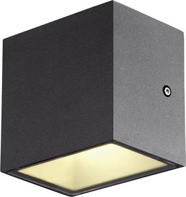 LA 1002032 SITRA CUBE WL LED venkovní nástěnné a stropní nástavbové svítidlo, antracit, IP44, 3000K, 10W - BIG WHITE (SLV)
