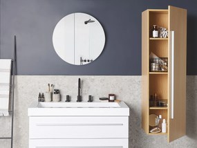 Béžová koupelnová skříň MATARO Beliani