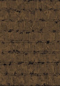 BE Koberec Eqos 0004 BROWN - hnědý obdélníkový Rozměr: 40x60 cm