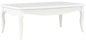 Konferenční stolek bílý 110 x 60 x 40 cm masivní borové dřevo,  280000 HangarStore.cz