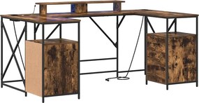 Stůl Kouřový dub Kompozitní dřevo 182 x 101 x 87,5 cm 3376138