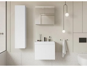 Koupelnový nábytek Damysos I, Barva: bílá / bílá, Sifon k umyvadlu: ne, Baterie: Maro Blo 020M