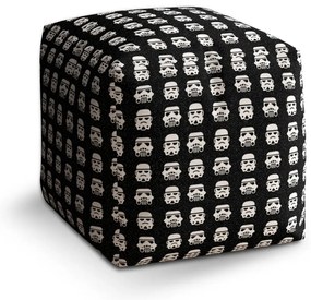 Sablio Taburet Cube Star Wars Stormtrooper Pattern: 40x40x40 cm