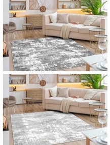 koberec MATEO 8038/644 Moderní vintage strukturální šedá velikost 180x270 cm | krásné koberce cz