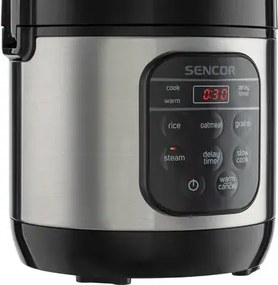 SENCOR SRM 0650SS stříbrná / Rýžovar / 350W / 0.6L