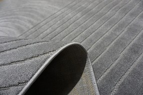 BE Koberec Zen Garden Collection 2403 GREY - šedý obdélníkový Rozměr: 60x100 cm