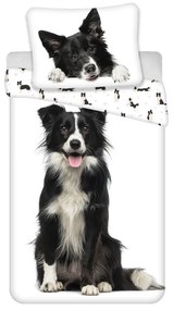 Bavlněné dětské povlečení na jednolůžko 140x200 cm Border Collie – Jerry Fabrics