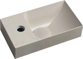 Sapho Small - Umývátko, 31x17 cm, bez přepadu, otvor pro baterii vlevo, písková PK30014
