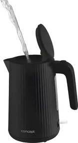 RK2391 černá / Rychlovarná konvice / 1,7 l / plast