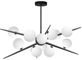 Tolight, stropní svítidlo 8xG9 APP999-12CP, černá, OSW-05552