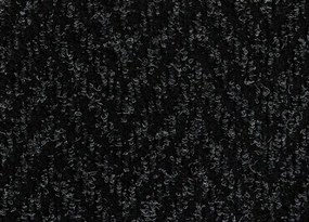 Koberce Breno Čistící zóna BOOMERANG 50, šíře role 100 cm, Černá, Vícebarevné