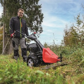 Scheppach BMS 196-88 - lištová sekačka na vysokou trávu s pojezdem