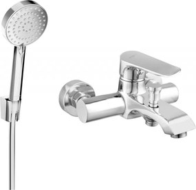 Mexen Pecos R75 vanová baterie se sprchovou sadou, chrom - 7273R75-00