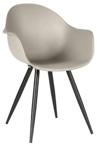 LABEL51 Jídelní židle Luca - béžový plast