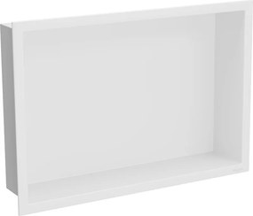 Mexen X-Wall-R nástěnná police s límcem 45 x 30 cm, bílá - 1920453010