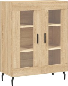 Skříň highboard dub sonoma 69,5 x 34 x 180 cm kompozitní dřevo 3189336