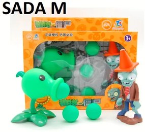 Silikonové figurky ze hry Plants vs Zombies 2 Set: sada M