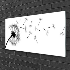 Obraz na skle Pampeliška Květ 140x70 cm
