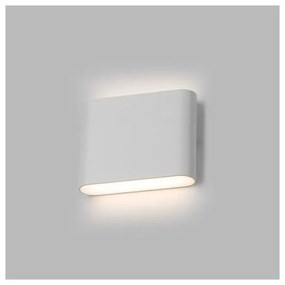 LED 2 Venkovní, vnitřní nástěnné svítidlo FLAT II bílé