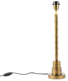 Stolní lampa ve stylu Art Deco bronzová bez stínidla - Pisos