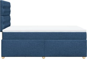 Box spring postel s matrací černá 120x190 cm textil 3293532