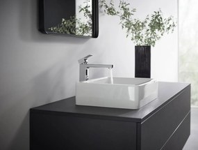 Hansgrohe Vernis Shape, umyvadlová baterie s výpustí, EcoSmart, chromová, 71590000