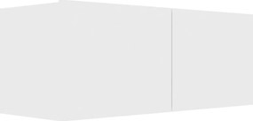 vidaXL 4dílný set TV skříněk dřevotříska [3079576] Barva: Bílá