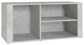 Botník betonově šedý 100x35x45 cm kompozitní dřevo - Default Title