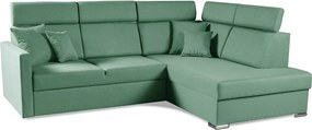 Sedací souprava SLIM XL | 238x180 cm | pravá | rozkládací + úložný prostor | letto 75 mintová EASY CLEAN