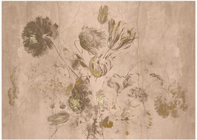Vliesová tapeta's vysokým leskem Fresco Flowers