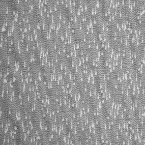 Ocelově šedý závěs na kroužcích SANDI v eko stylu 140x260 cm