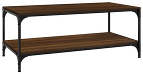 vidaXL Konferenční stolek hnědý dub 80x50x40cm kompozitní dřevo