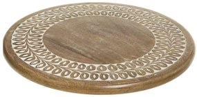 Dřevěný servírovací otočný podnos Tapas Tours Tray - Ø 40*7 cm