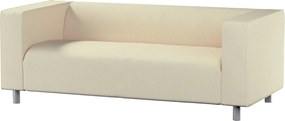 Potah na pohovku IKEA Klippan 2-místná barva krémová látka lesklé, pletený vzor