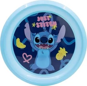 STOR Dětský jídelní talíř Stitch / Dětský talíř / Plast / Bez BPA
