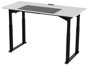 Lama Plus Elektricky výškově nastavitelný stůl UPLIFT — 160 cm, bílá / černá