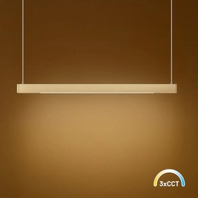 Závěsné LED svítidlo Linea, 1x LED 36w, 3000-5700k, 3CCT, g