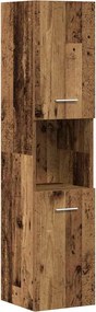3dílná koupelnová sestava old wood kompozitní dřevo 3328591