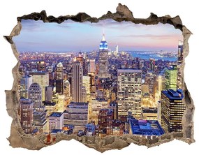 Wallmuralia Fototapeta díra na zeď 3D New York 95x64 cm