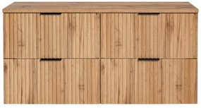 Koupelnová skříňka s deskou ADEL Oak D120/1 | 120 cm