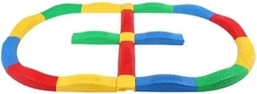 MERCO Balanční dráha Vlnky Ovál / 20 dílků / Protiskluzová / Plast / o