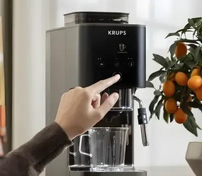 Krups SA 403 B Crush Experience černá / Automatický kávovar / 1370 W /