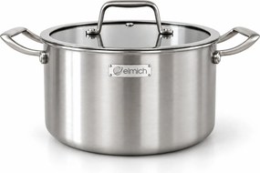 Elmich Velký nerezový hrnec Tria 26 cm (7,7 l)