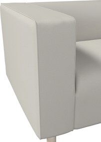 Potah na pohovku IKEA  Klippan 2-místná barva šedá látka pletený vzor