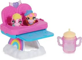 SPIN MASTER Herní set Hatchimals Alive / 2 zvířátka s jídelní židličko