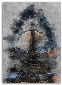 Gario Obraz na plátně Eiffelova věž v mlze - Pau Fernandez Rozměry: 40 x 60 cm