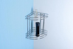 Aqualine Aqualine, Chrom LINE drátěná rohová mýdlenka, chrom, 37003