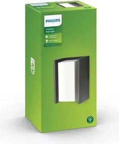 Philips 16351/93/16 Bridge antracitové / Venkovní nástěnné svítidlo /