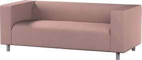 Potah na pohovku IKEA Klippan 2-místná barva růžová látka pletený vzor